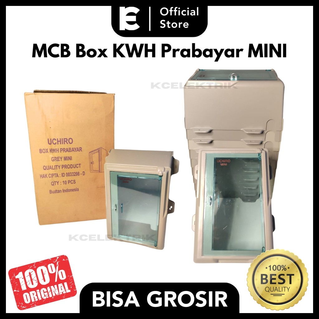 Jual Tutup Box Meter KWH MINI Token Voucher Prabayar UCHIRO untuk ...