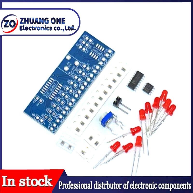 Jual NE555 CD4017 Running LED Flow Light Electronic Production Suite ...