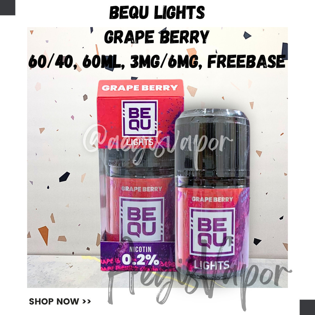 Jual Bequ Light Grape Berry 60ml FB | Shopee Indonesia