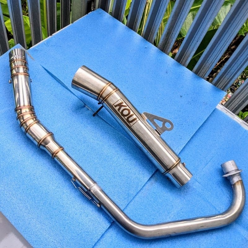 Jual super open exhaust pipe for tmx 125 155 Russiai tc Pinoy skygo ...