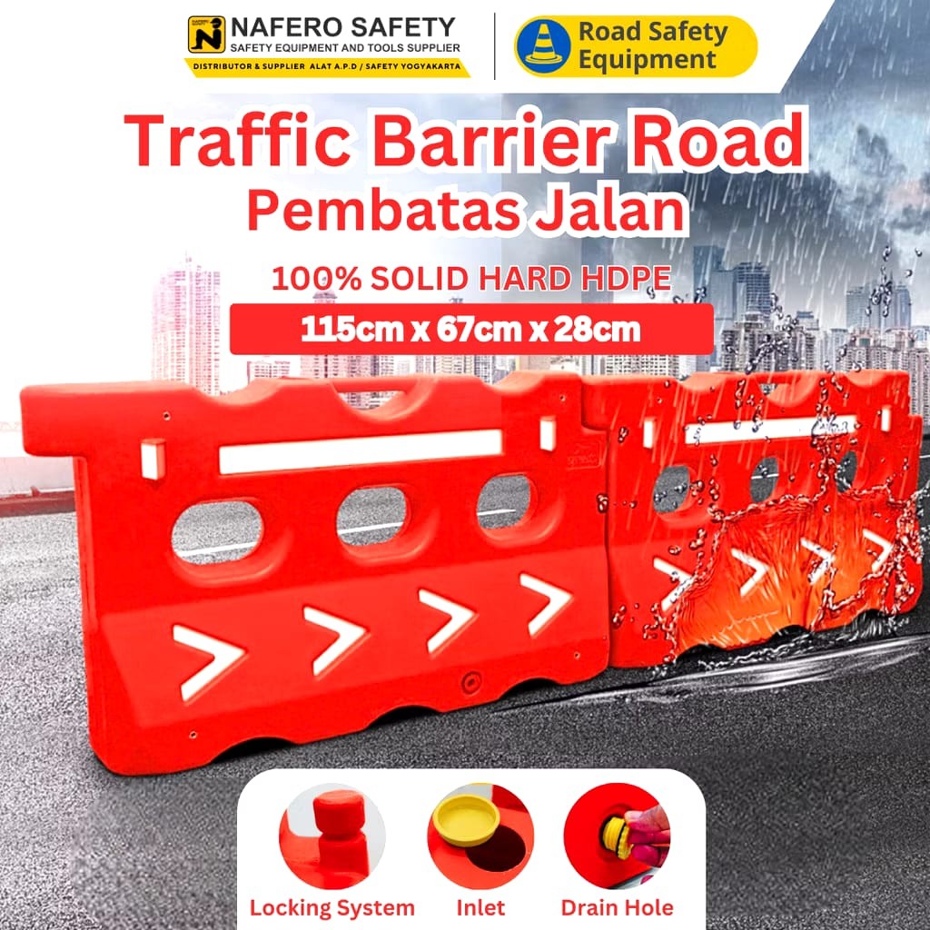 Jual Pembatas Jalan 2in1 Road Block alat pengaman lalu lintas atau ...