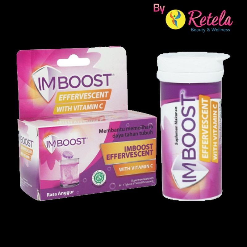 Jual IMBOOST EFFVESCENT WITH VITAMIN C RASA ANGGUR 8 TABLET | Shopee Indonesia