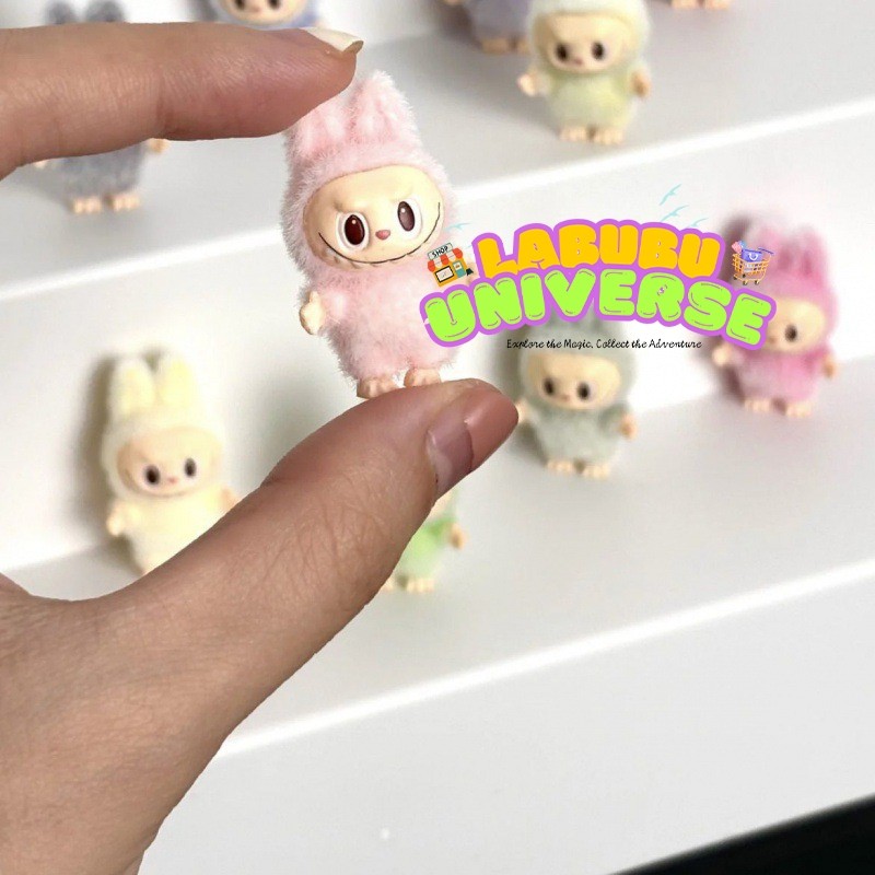 Jual mini labubu v1 exciting macaron lucu mini figure viral mini labubu ...