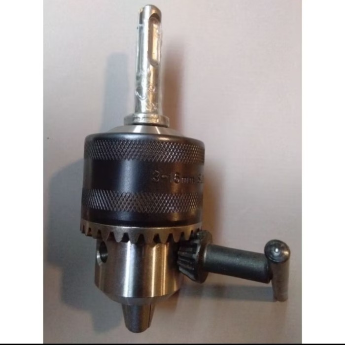 Jual kepala bor 16mm set adaptor sds plus / Chuck drill 3-16mm adaptor ...
