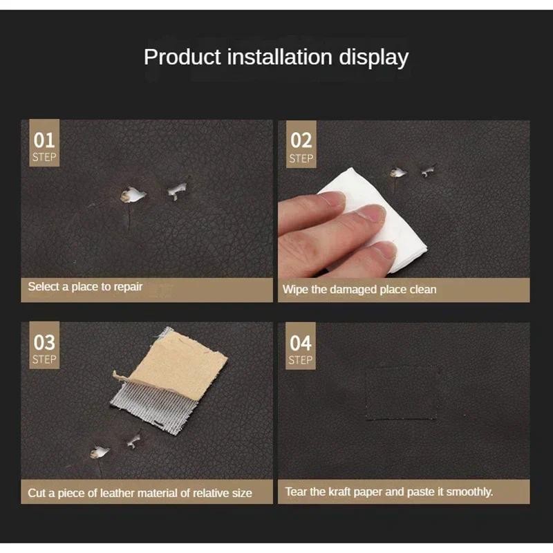 Jual Sofa repair patch selfadhesive leather patch leather seat patch ...
