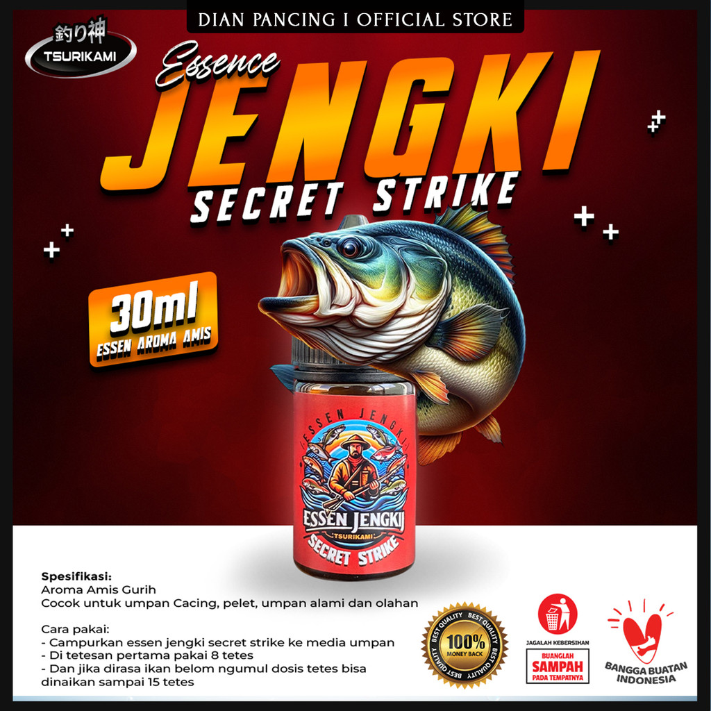 Jual Essen Jengki Secret Strike Tsurikami AMIS 30ml untuk Media Lumut ...