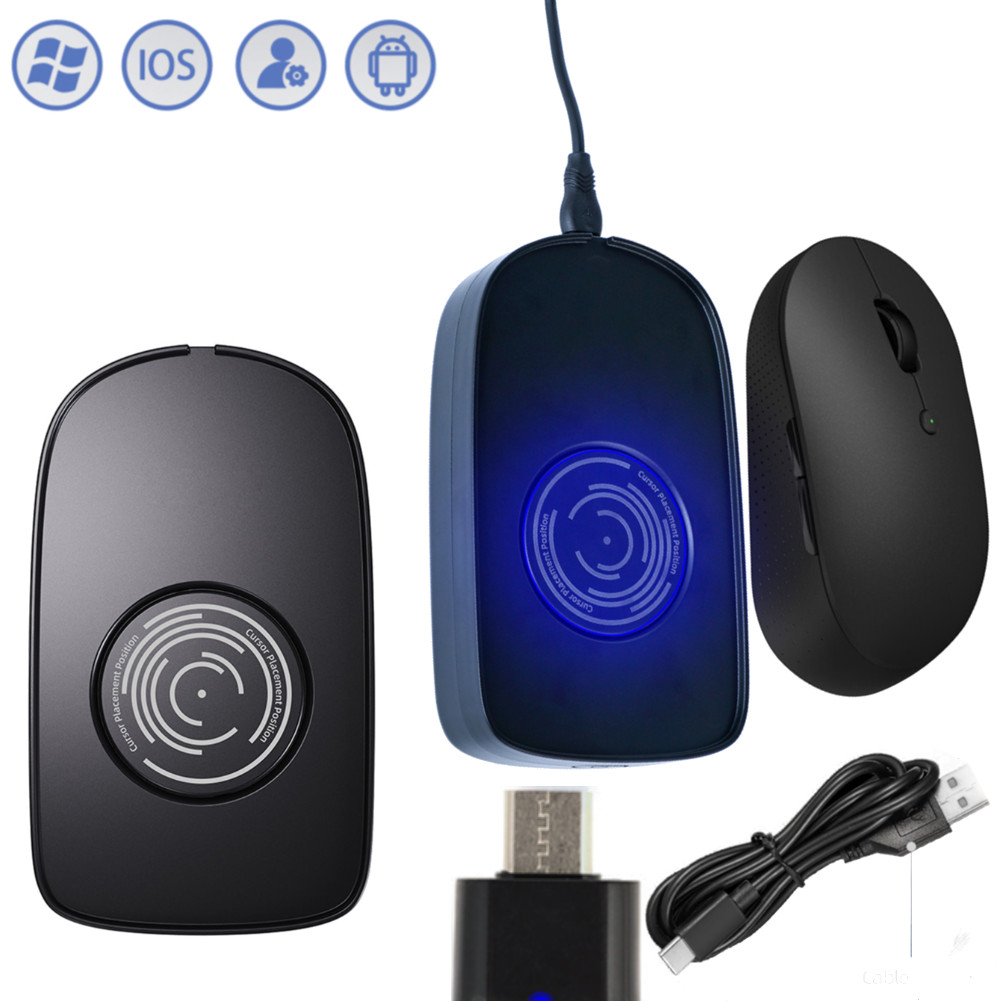 Jual USB Mouse Jiggler Wired Wireless Mouse Compatible Automatic Mouse ...