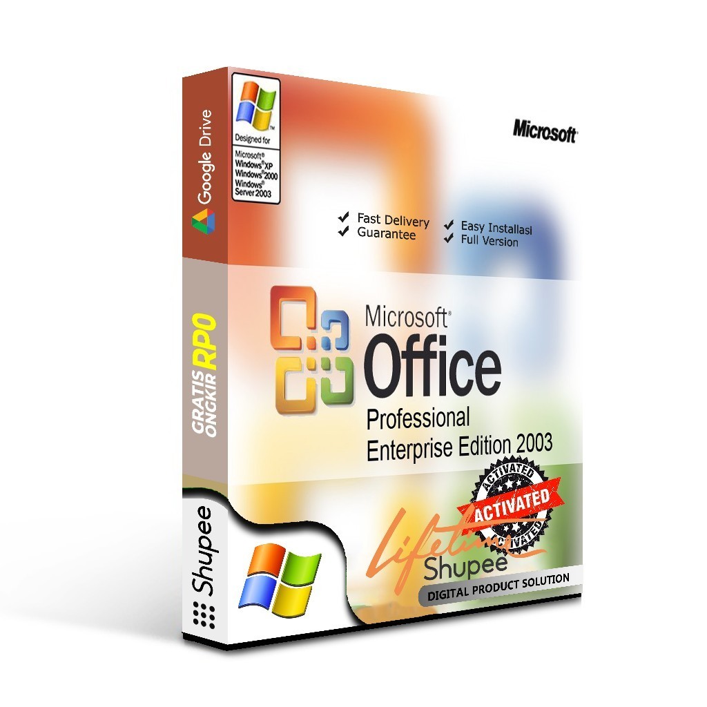 Jual Microsoft® Office® Professional Enterprise Edition 2003 | Shopee ...