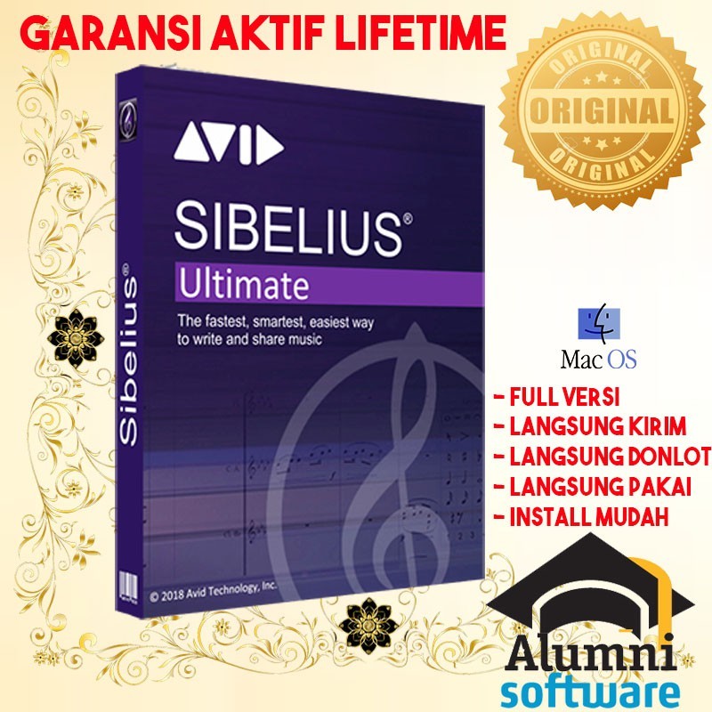 Jual [FULL VERSION] Avid Sibelius 8 Mac Software - GARANSI AKTIVASI ...