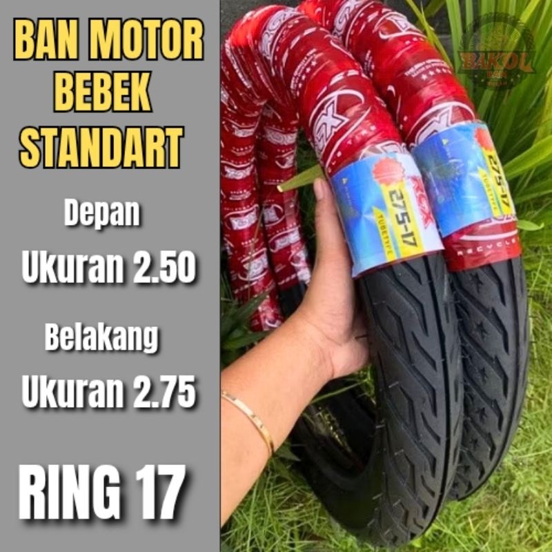 Jual Promo Ban Motor Bebek Supra Smash Jupiter Ukuran Bisa Dipilih 2.50 ...