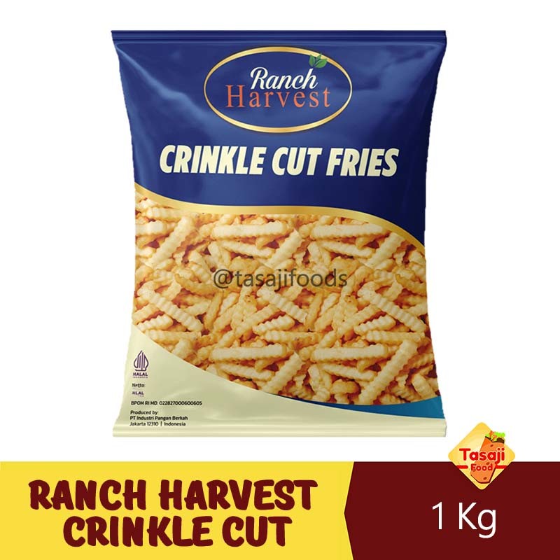 Jual Ranch Harvest Potato Crinkle Cut Kentang Goreng Berat 1 kg ...