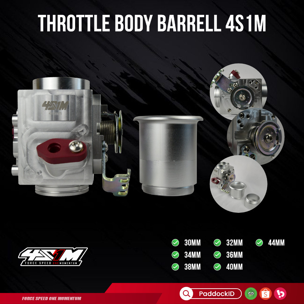 Jual THROTTLE BODY BARRELL 4S1M - MXKing . | Shopee Indonesia