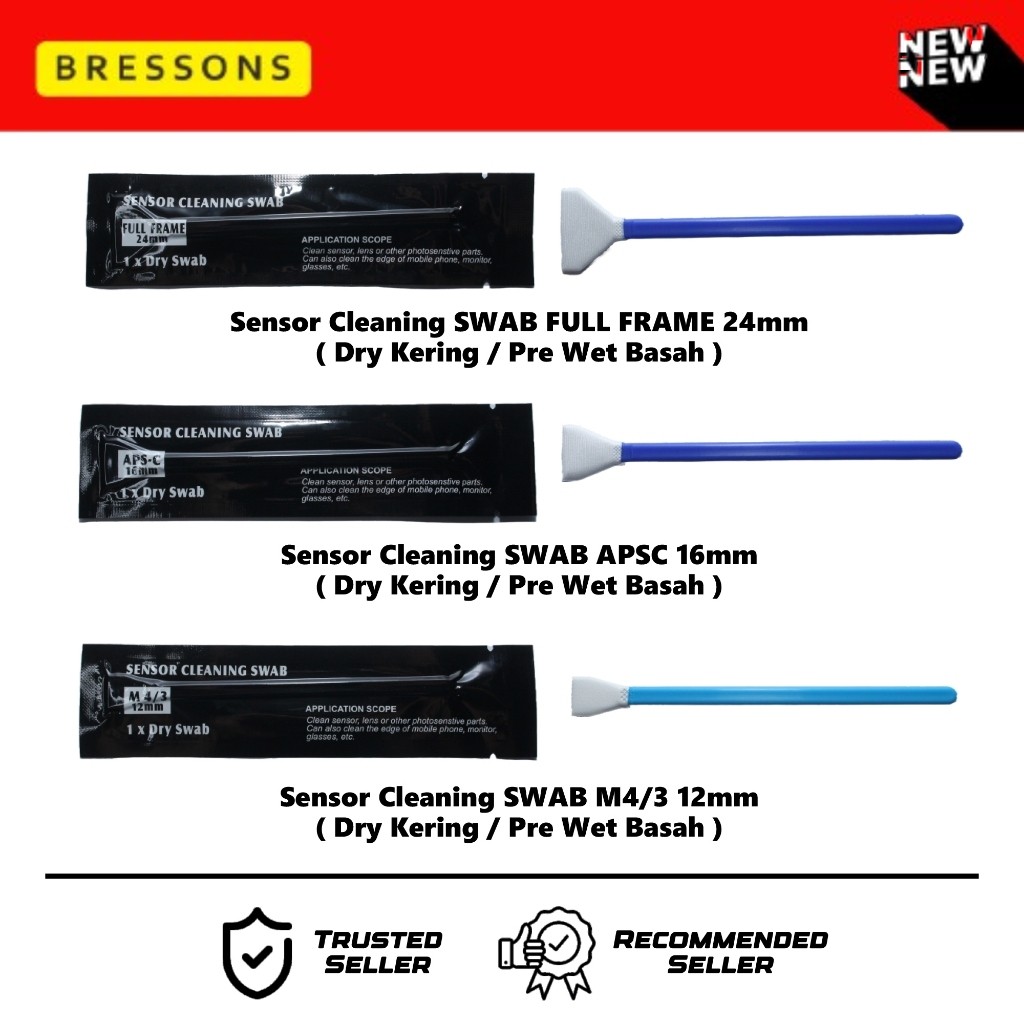 Jual Swab Cleaning Pembersih CMOS Sensor Kamera 16mm APSC APS-C 24mm ...