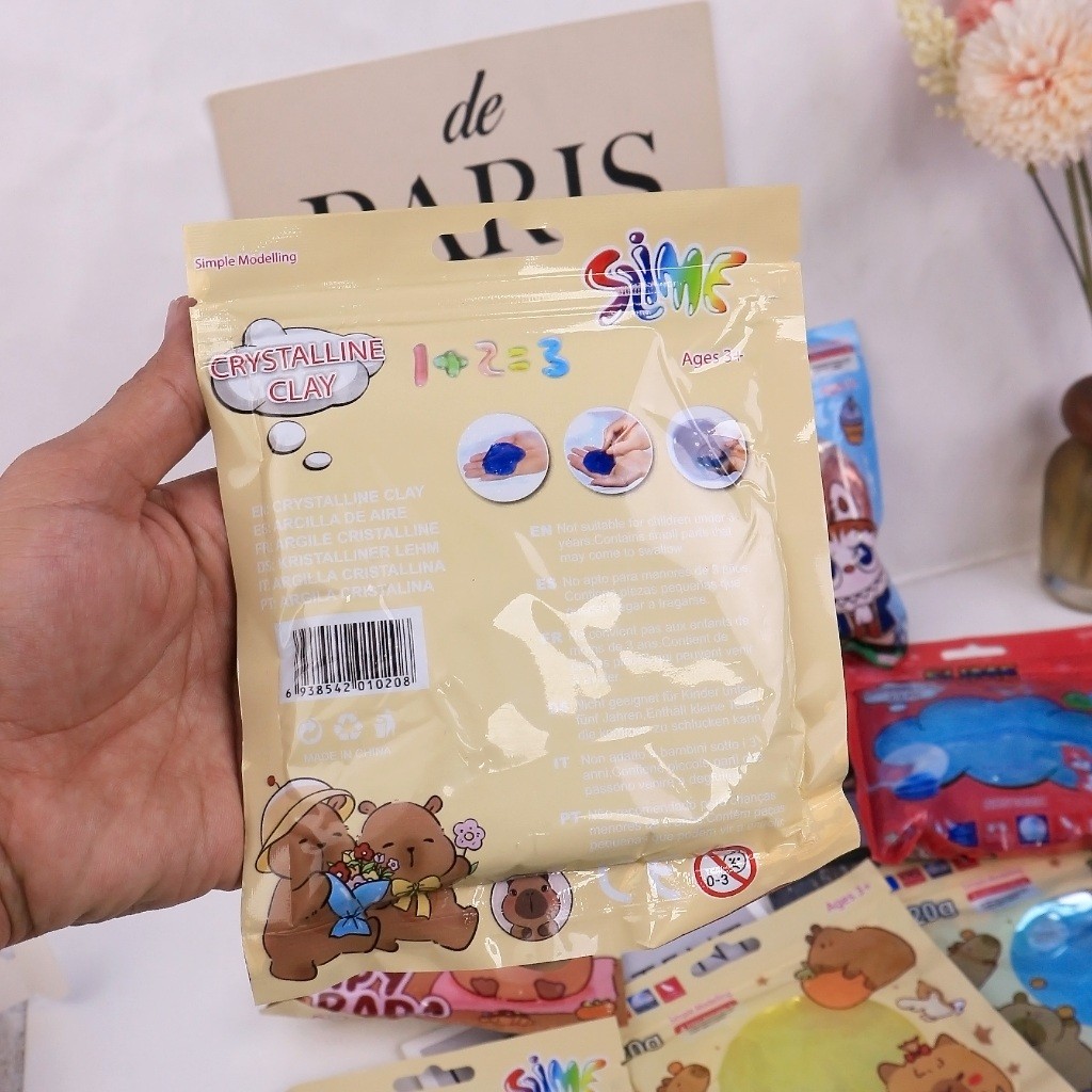 Jual Topsmile - Cristalline Clay Slime Cristal Mud Pack 120g | Shopee ...