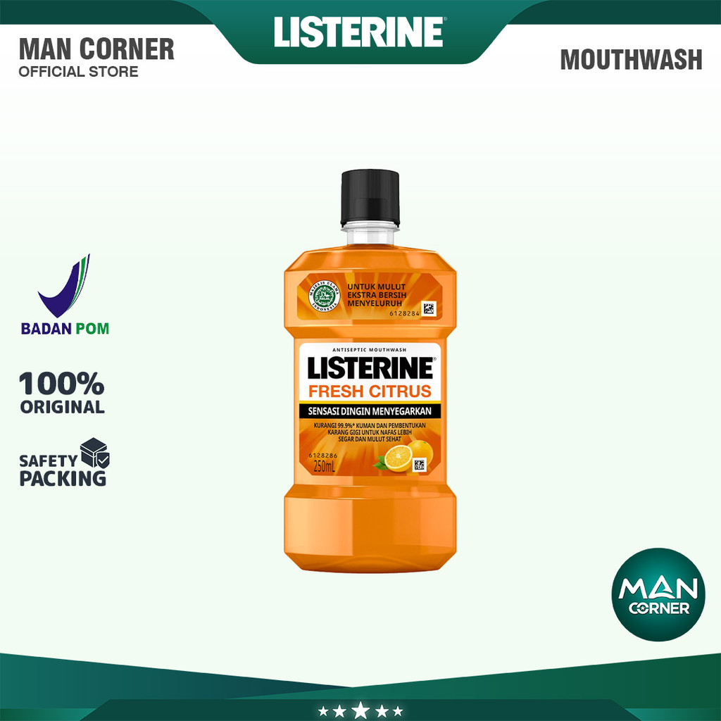 Jual LISTERINE Fresh Citrus Antiseptic Mouthwash/Obat Kumur Antiseptik ...