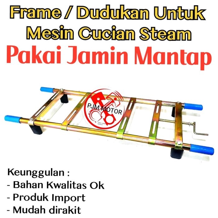 Jual SASIS BULAT frame rangka dudukan mesin cucian steam stim power ...