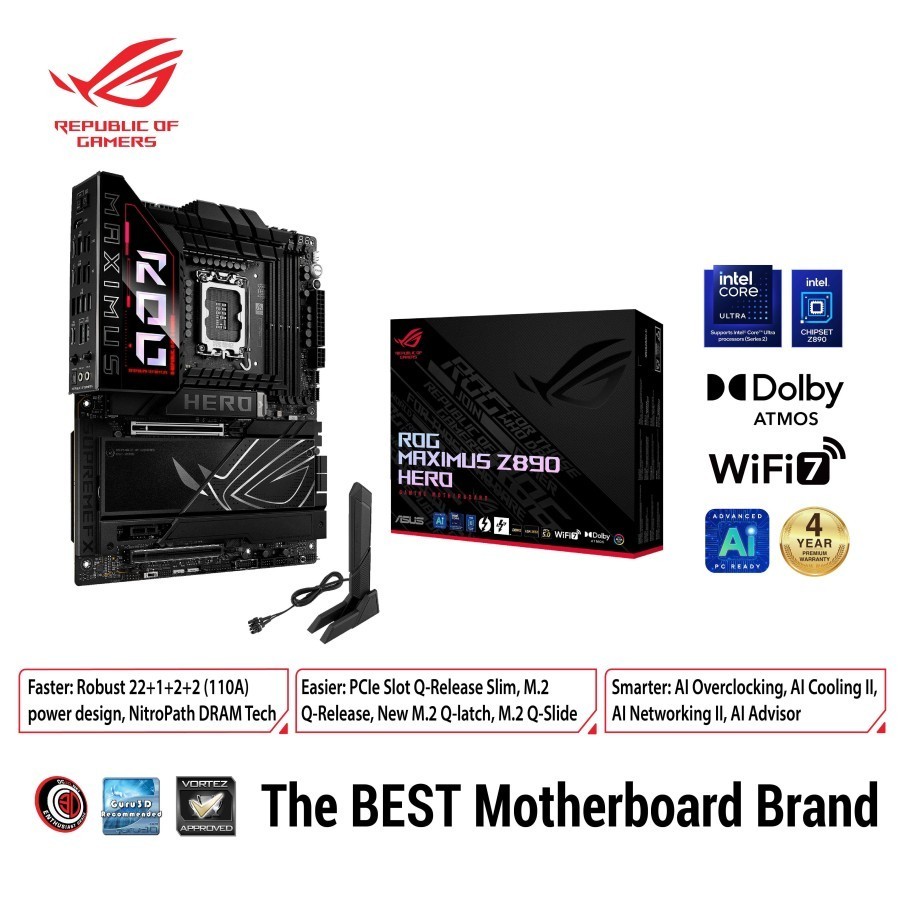 Jual ASUS ROG MAXIMUS Z890 HERO | MOTHERBOARD INTEL Z890 LGA1851 DDR5 ...