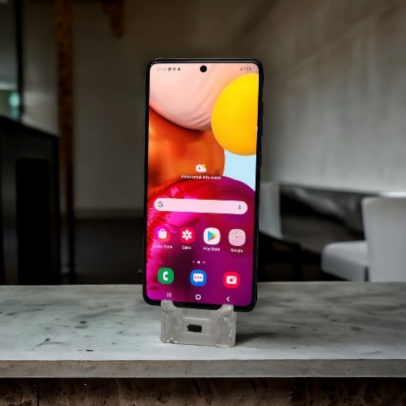 Jual SAMSUNG A71 RAM 8/128 SECOND SEKEN NORMAL MURAH | Shopee Indonesia
