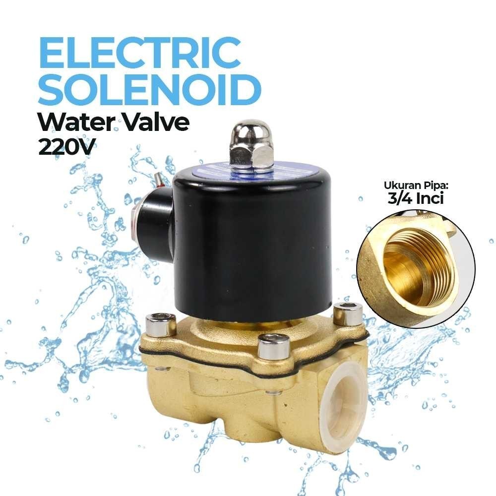 Jual Geerte Solenoid Water Valve Normally Close 220V 1/4, 1/2, 3/4, 1 ...