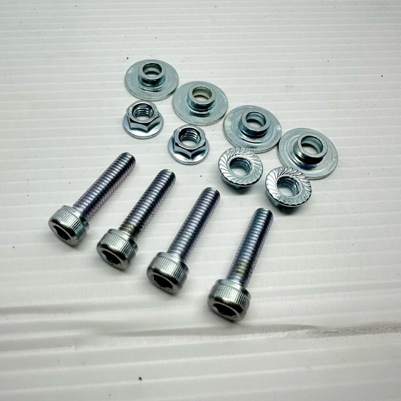 Jual 4set ring bos baut 10 L m6x20 mur m6 baut ring mur set plat nomer baut original Emak Baut ...