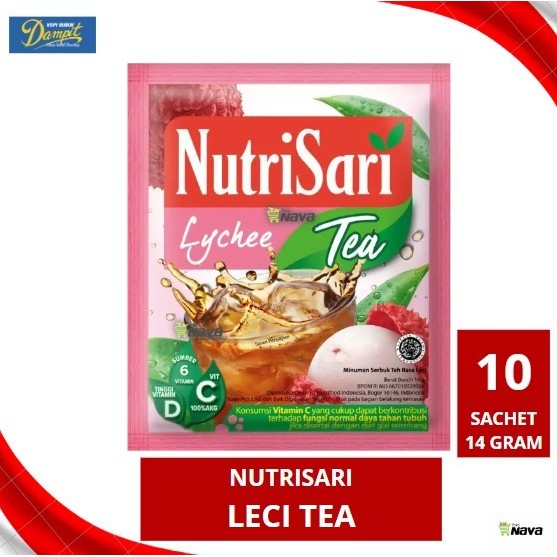 Jual Nutrisari Teh Leci Lychee Tea Renceng Renteng (isi 10 Sachet ...