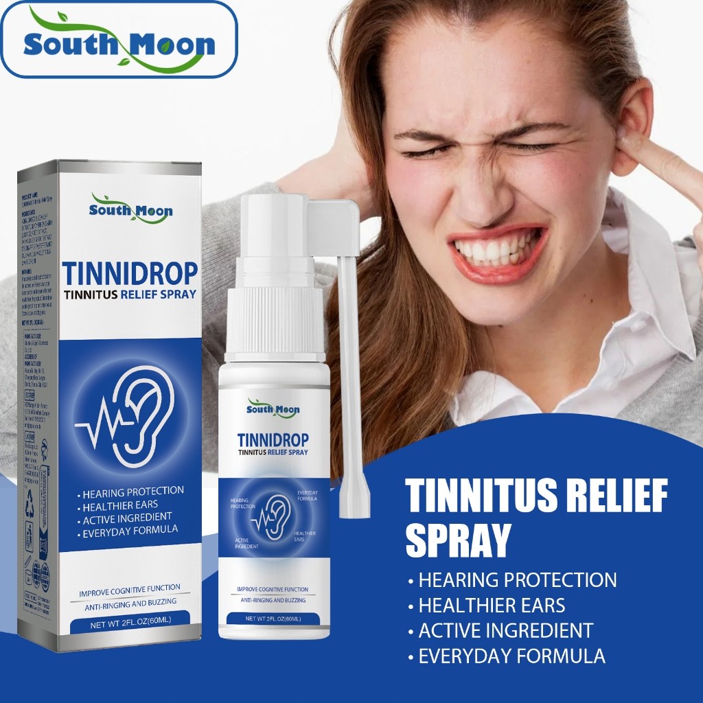 Jual South Moon Tinnitus Relief Spray 60ml Obat Telinga Telinga Berair ...