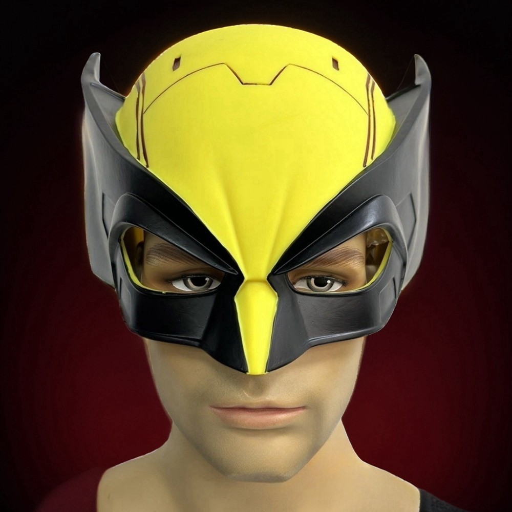 Jual Hot James Howlett Hood Howlett Movie Cosplay Mask Wolverine Helmet ...