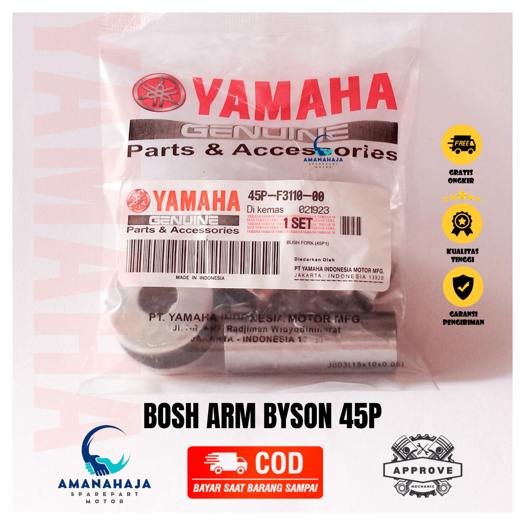 Jual ( GARANSI ) ORI BOSH ARM SASIS HONDA MOTOR BYSON (45P) | SPAREPART ...