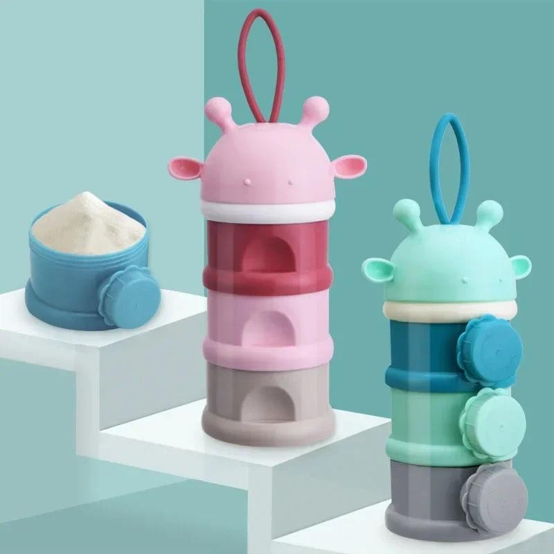 Jual 3Layer Cartoon Bunny Portable Baby Food Storag Box Multiple ...
