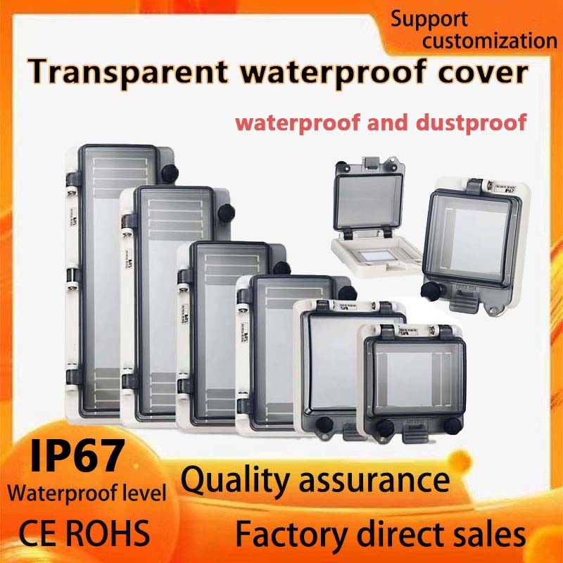 Jual Ip67 Circuit Breaker Transparent Waterproof Box Window ...