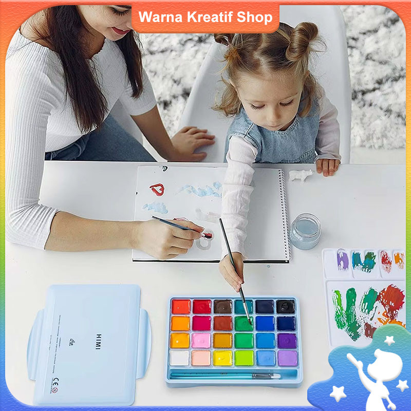 Jual Set Cat Gouache 24 Warna New Vision Himi Miya - Berkualitas Tinggi ...