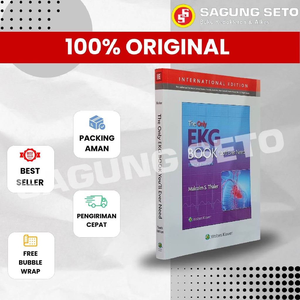 Jual THE ONLY EKG BOOK 10ED-INTERNATIONAL EDITION-THALER/CARDIOLOGY ...