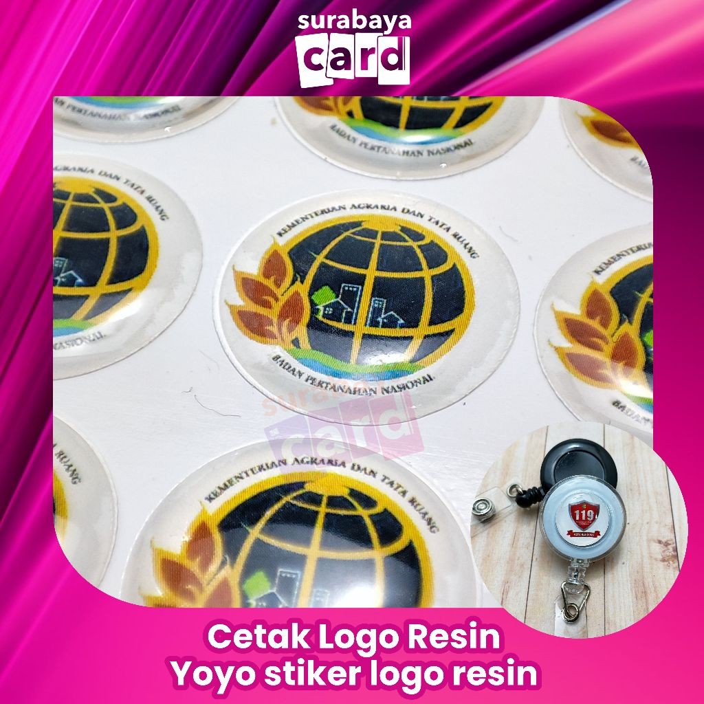 Jual Logo Resin Yoyo stiker logo resin, Cetak Custom | Shopee Indonesia
