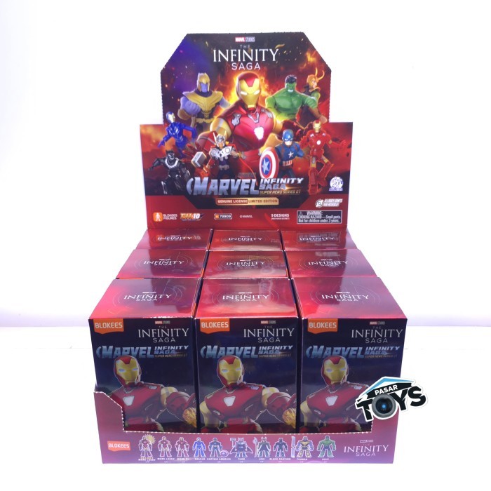 Jual Blokees Figures Marvel Infinity Saga Super Hero Series 01 FH-10 ...