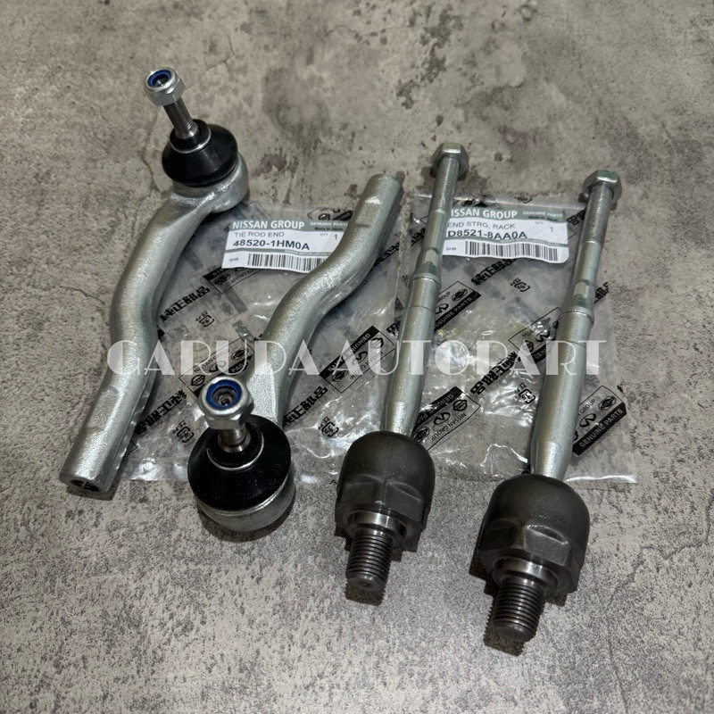 Jual Paket Tie rod + Rack end long tie rod power steering Datsun Go set ...