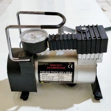 Jual HEAVY DUTY AIR COMPRESOR/ KOMPRESOR POMPA BAN MINI MOBIL.MOTOR ...