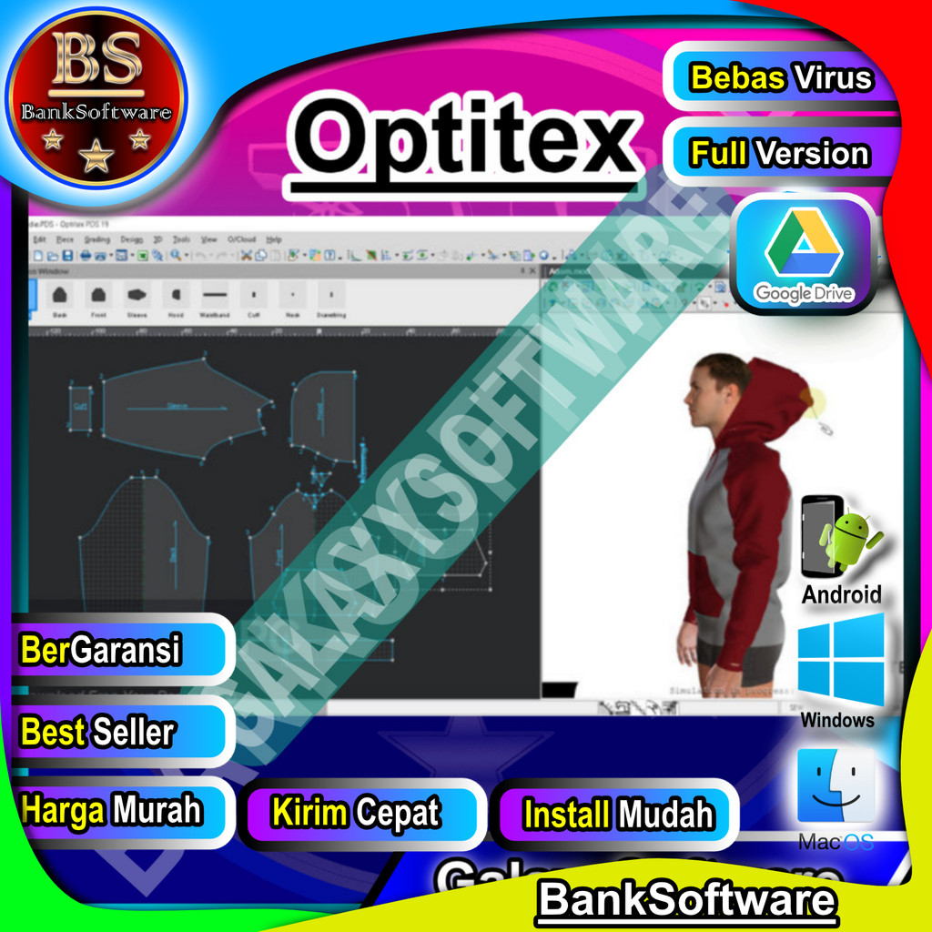 Jual Optitex v15.3.415 + Extra Pack 2021 windows Full Version 3D CAD ...