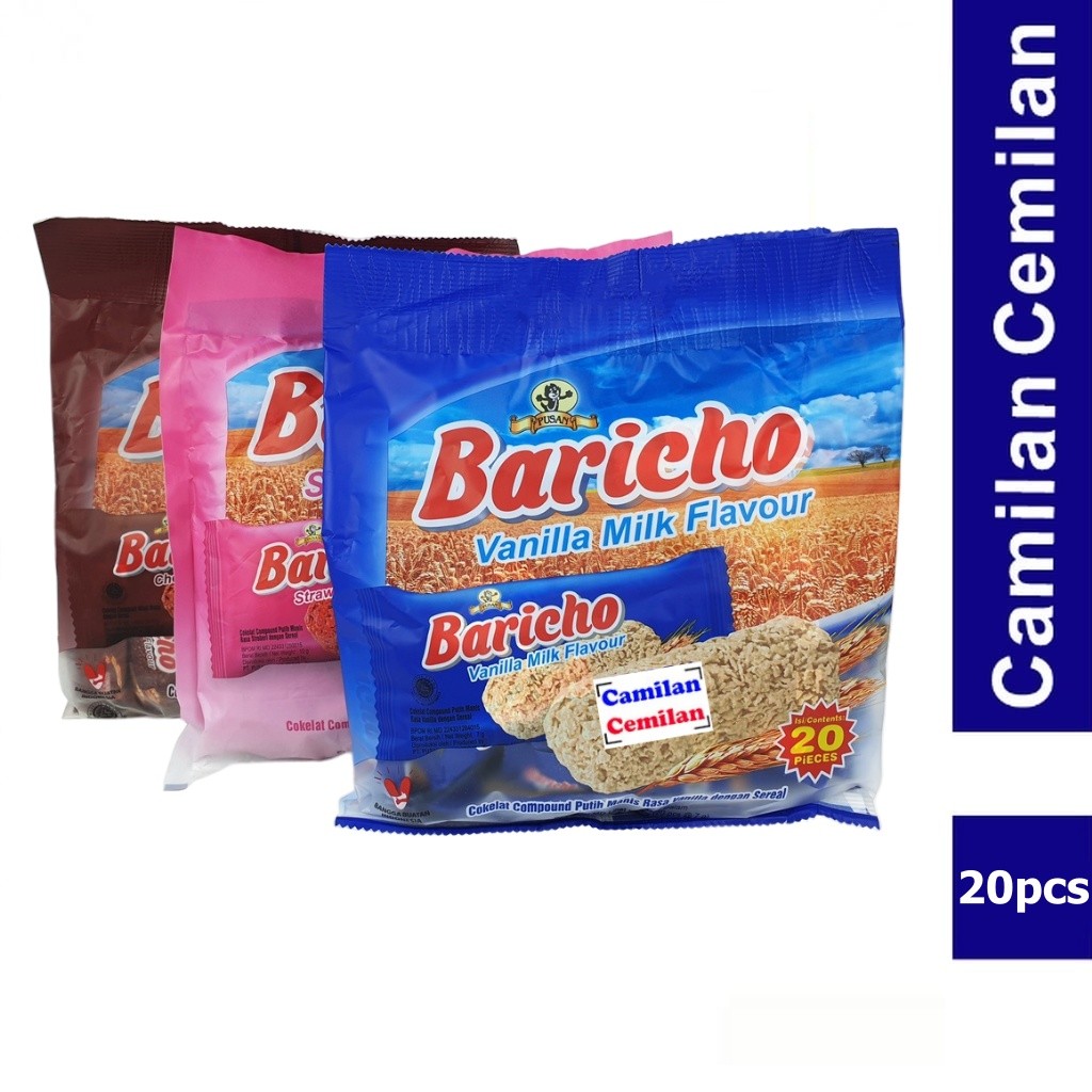 Jual Baricho Snack Sereal Bar isi 20 pcs x 7 gr | Shopee Indonesia