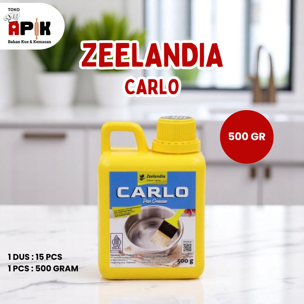 Jual Zeelandia Carlo Pengoles Loyang 500gr / Pan Grease | Shopee Indonesia