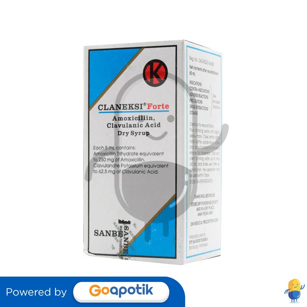 Jual Claneksi Forte 250 Mg Sirup 60 Ml | Shopee Indonesia