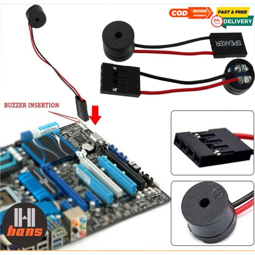 Jual Speaker Motherboard Piezo Buzzer Beep Error Codes PC BIOS Spiker Mainboard Mobo Arduino ...