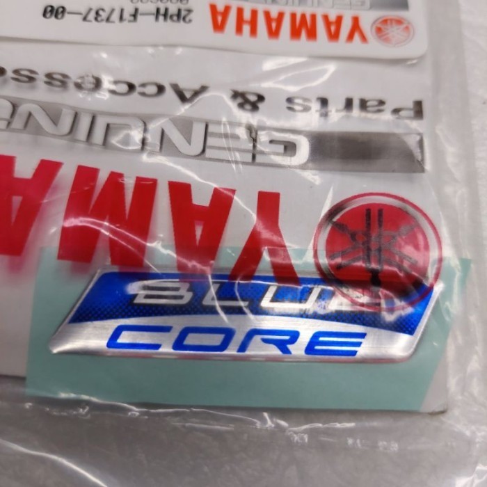 Jual Emblem Logo Lambang Blue Core Yamaha Mio M3 125 2PH-F1737-00 KRS ...