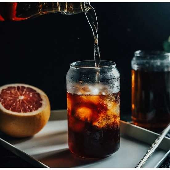 Jual One Two Cups Gelas Kaca Kaleng Borosilicate 550ml / Gelas Kaca Estetik Cafe Restoran ...