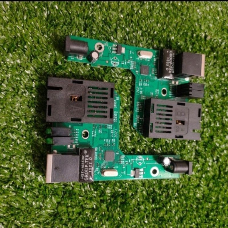 Jual PCB Board NetLINK HTB-3100 A/B Fiber Optic Optical Media Converter ...