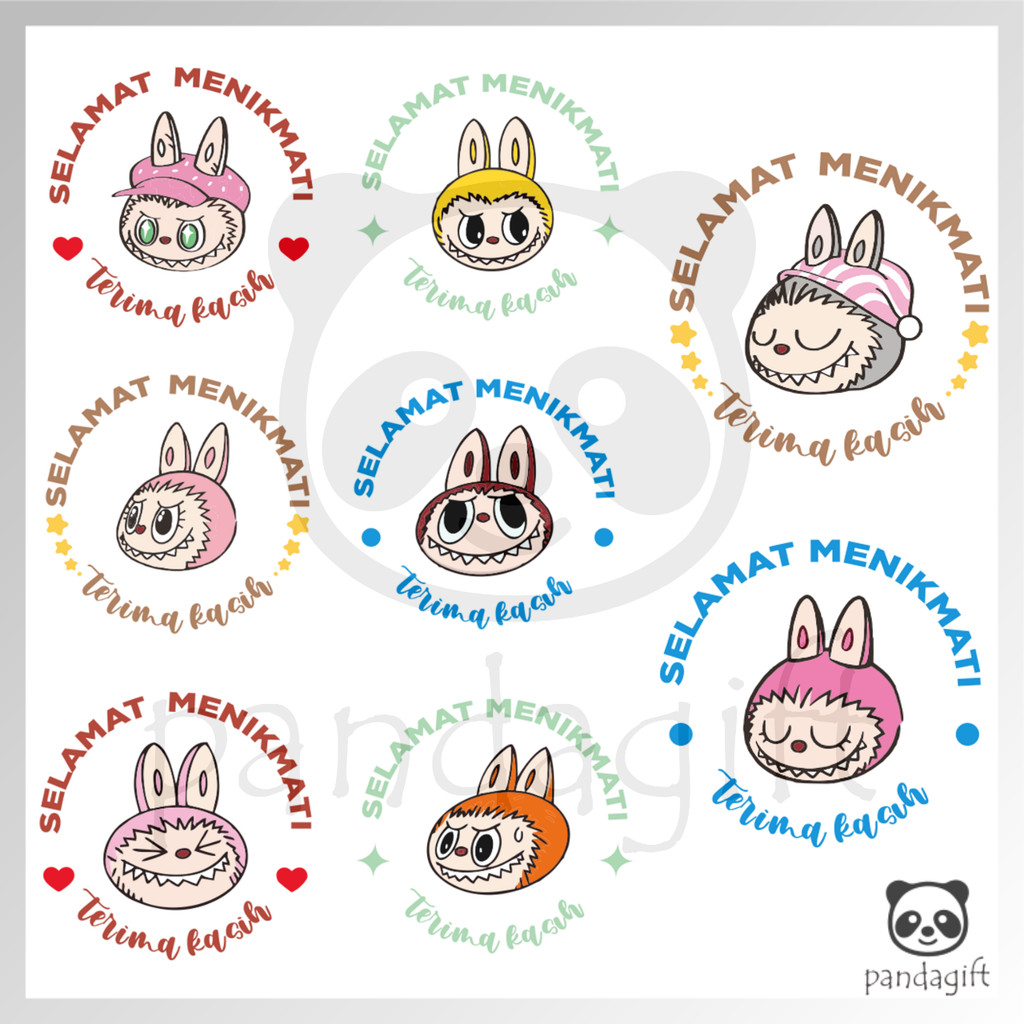 Jual Stiker Label Thank You / Stiker Roll (500 Pcs) / Stiker Ucapan ...