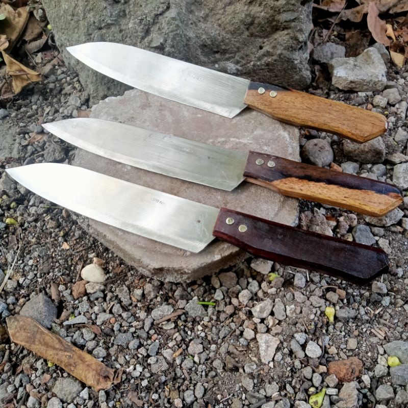 Jual ( 1 PCS ) Pisau Belah Semangka - Pisau Dapur Stainlees Steel Anti ...