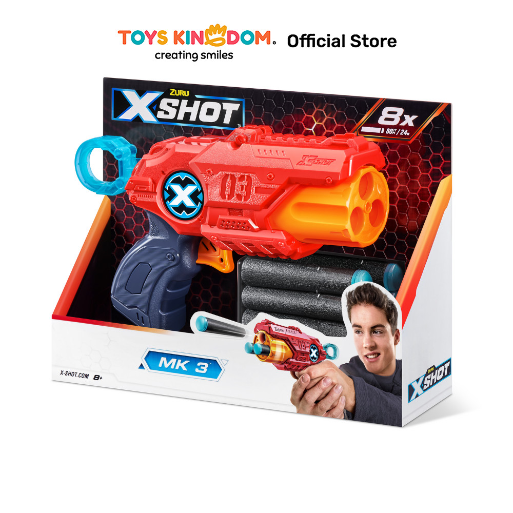 Jual Toys Kingdom Xshot Set Blaster Dengan Excel Mk 3 36118N - Merah ...