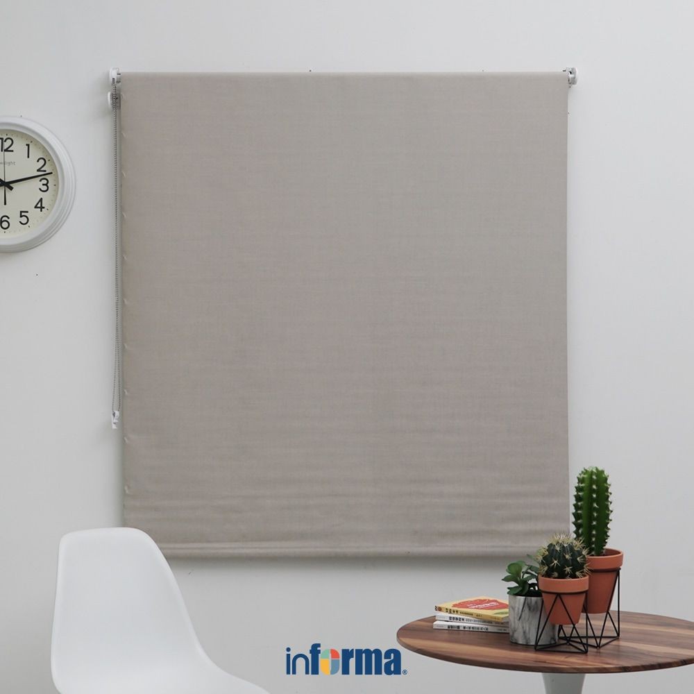 Jual Informa 120X160 cm Roller Blind Structured - Taupe Tirai Gulung ...