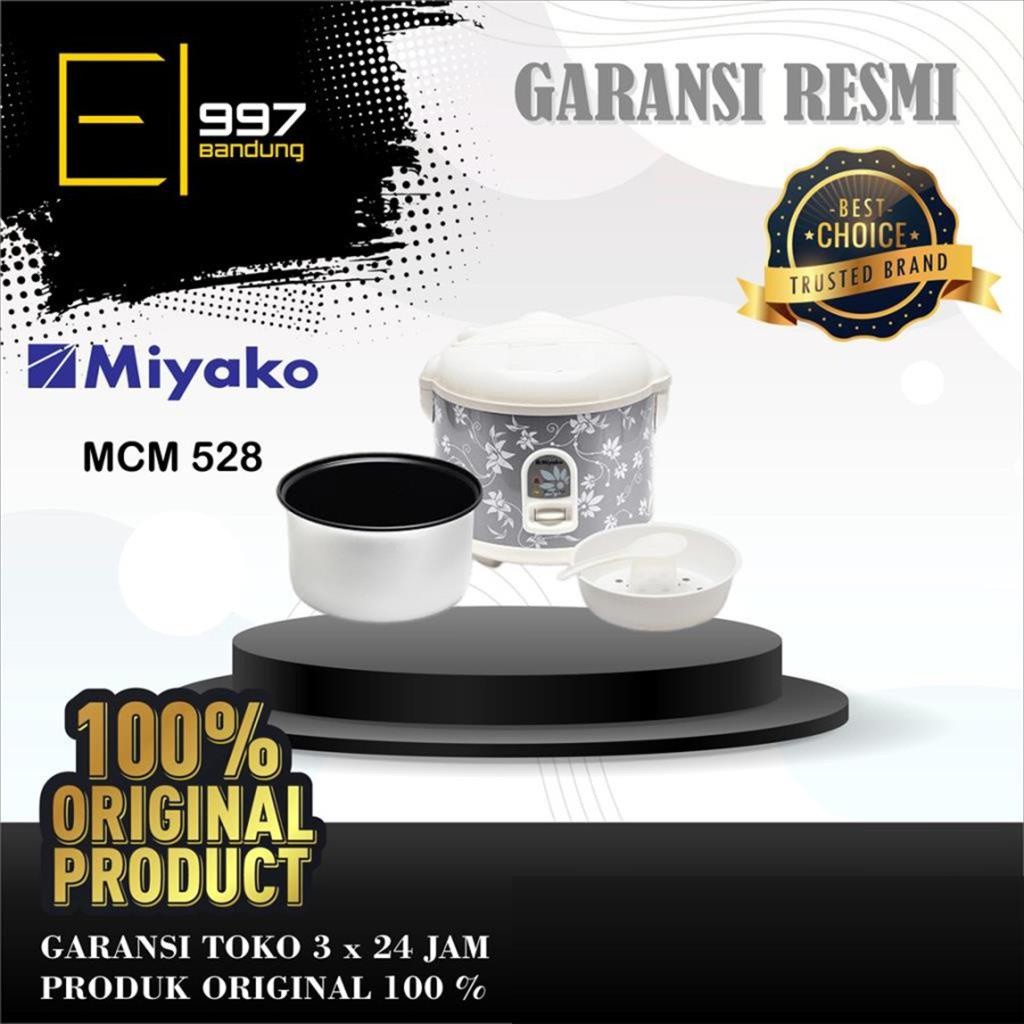 Jual MIYAKO RICE COOKER MCM 528 / MCM528 , WARMER PLUS 1,8 LITER ...