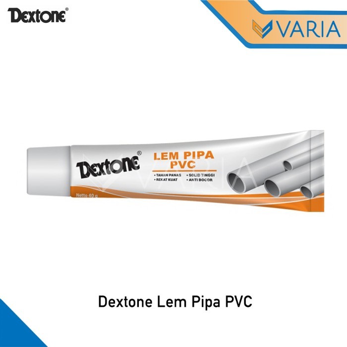 Jual Dextone Lem Pipa PVC 40 gr Pipe Adhesive Lem Paralon Pralon Talang ...